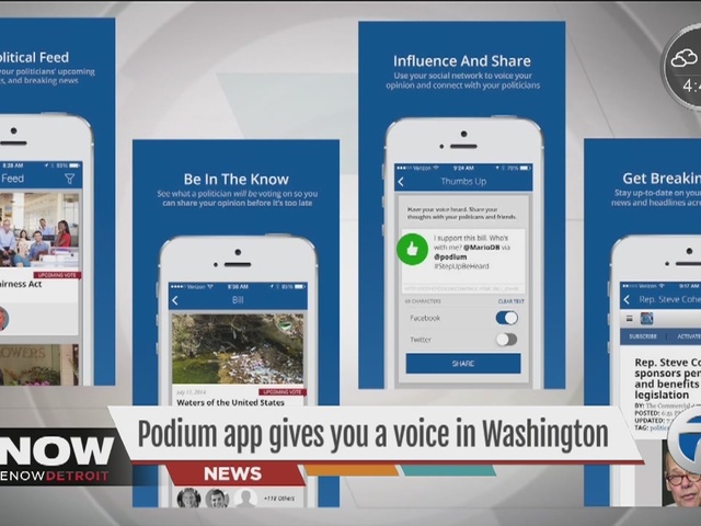 Contact Congress through new Podium app