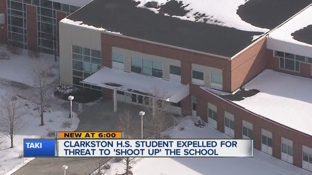 Teen expelled from Clarkston High School after making threat to 'shoot ...