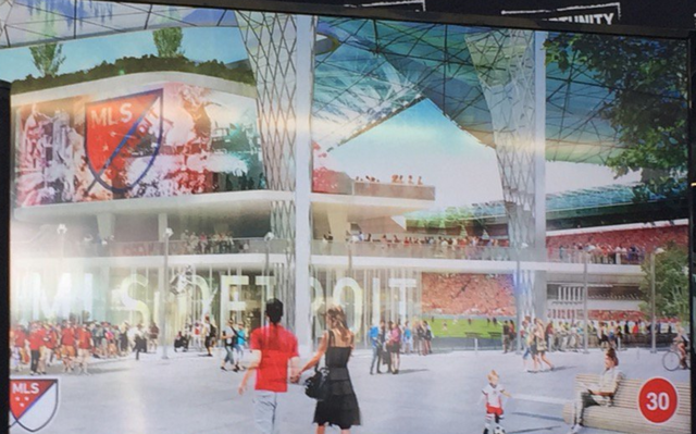 Renderings released of proposed Major League Soccer stadium in Detroit ...