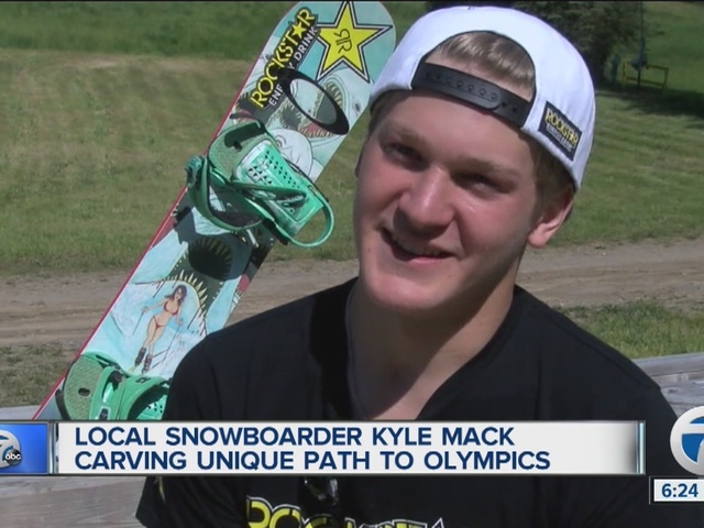 Mack carving unique path to Olympic snowboarding