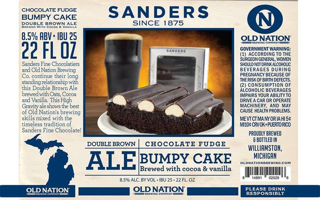 Sanders Bumpy Cake beer is coming! - WXYZ.com
