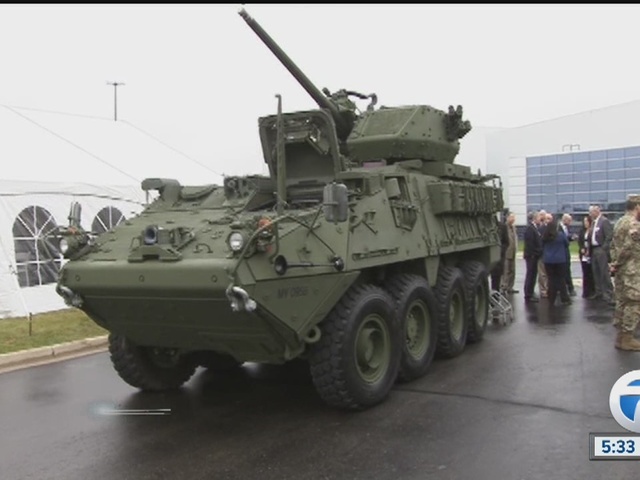 Prototype of Stryker Infantry Carrier Vehicle unveiled in Sterling ...