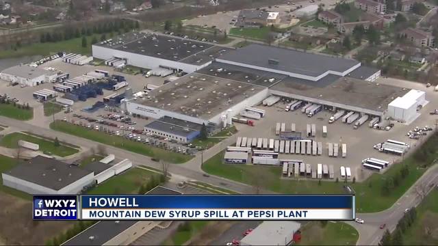 Mountain Dew spill at Pepsi facility raises concerns in Howell - WXYZ.com