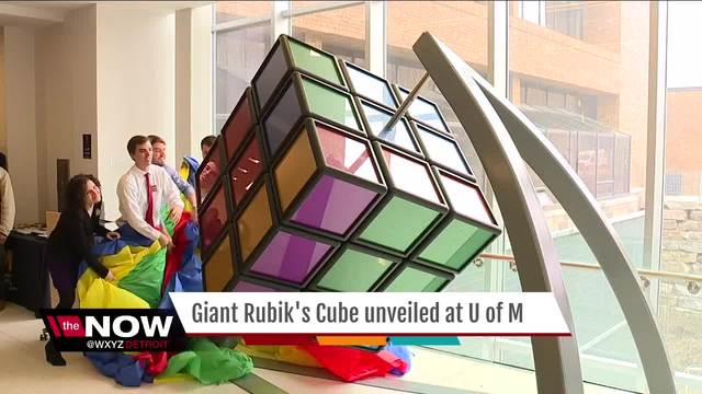 Largest hand-solvable Rubik's cube unveiled at University of Michigan ...