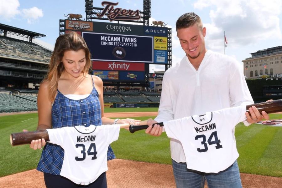 James & Jessica McCann welcome twin baby boys - WXYZ.com