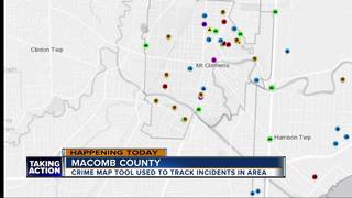 Check out the new Macomb County crime tracking map - WXYZ.com