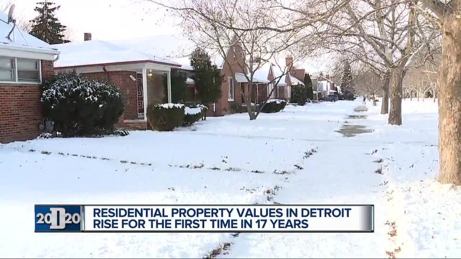 Average housing values increase in Detroit for first time in 17 years ...