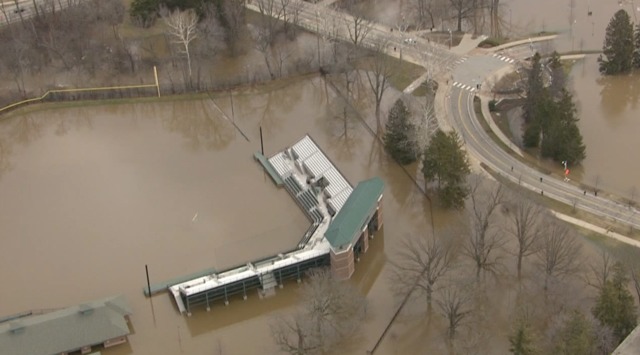 Photo gallery: Flooding on the campus of Michigan State University ...