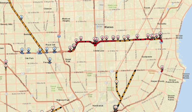 EB I-696 traffic shifting to newly rebuilt WB lanes for 2nd phase of ...